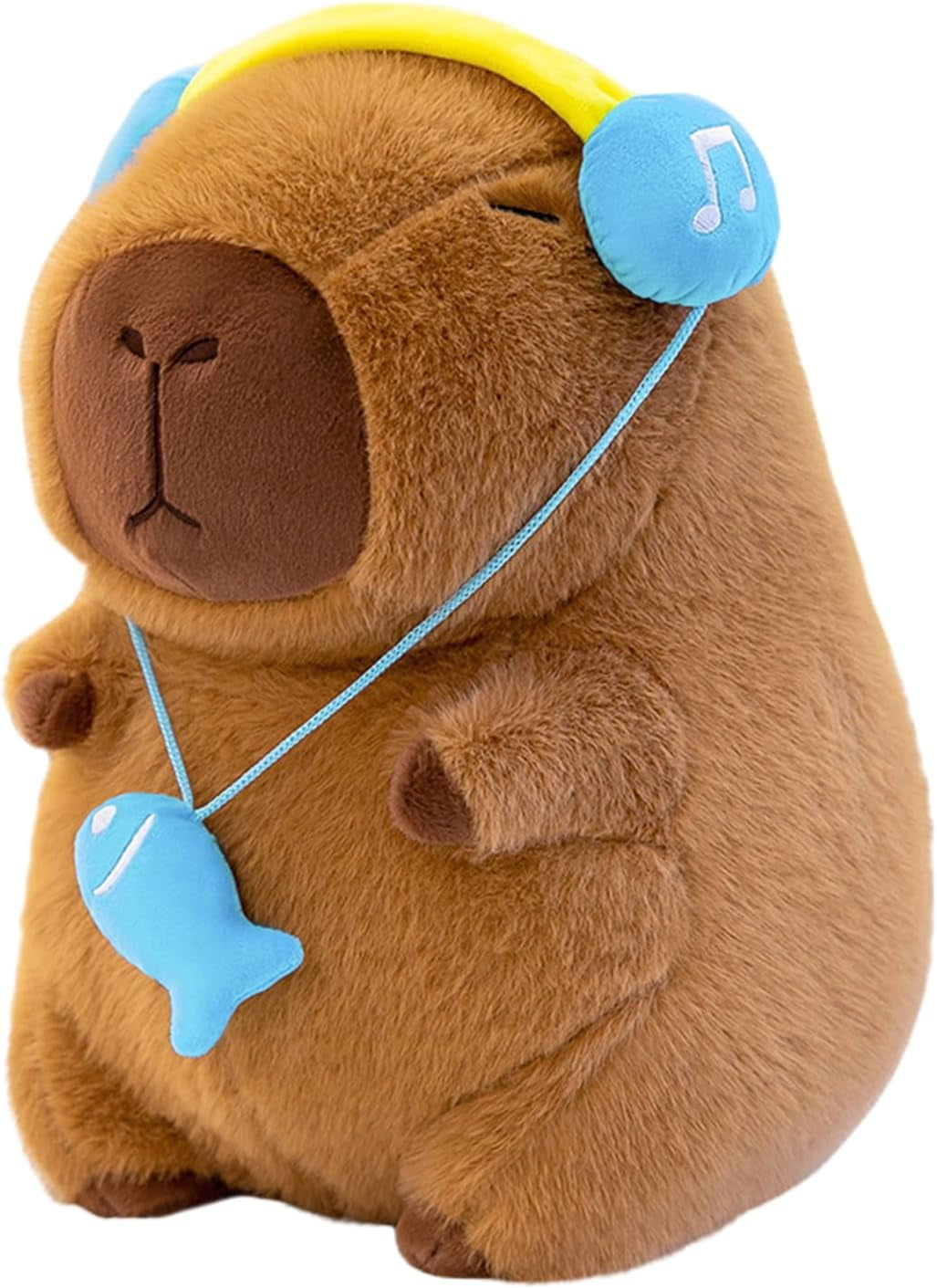 Cute Capybara Plush Toys, with Headset Super Soft Capibara Stuffed ...