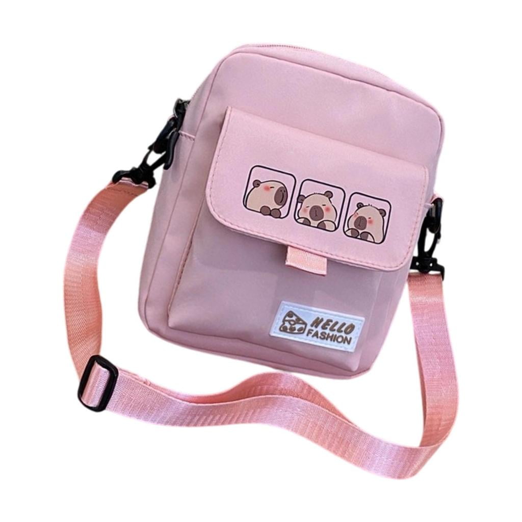 Cute Capybara Themed Small Crossbody Bag Stylish Polyester Shoulder ...