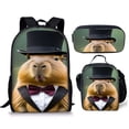 Cute Capybara in Tuxedo Backpacks Bookbag Bags Rucksack Lunch Bag Pen ...