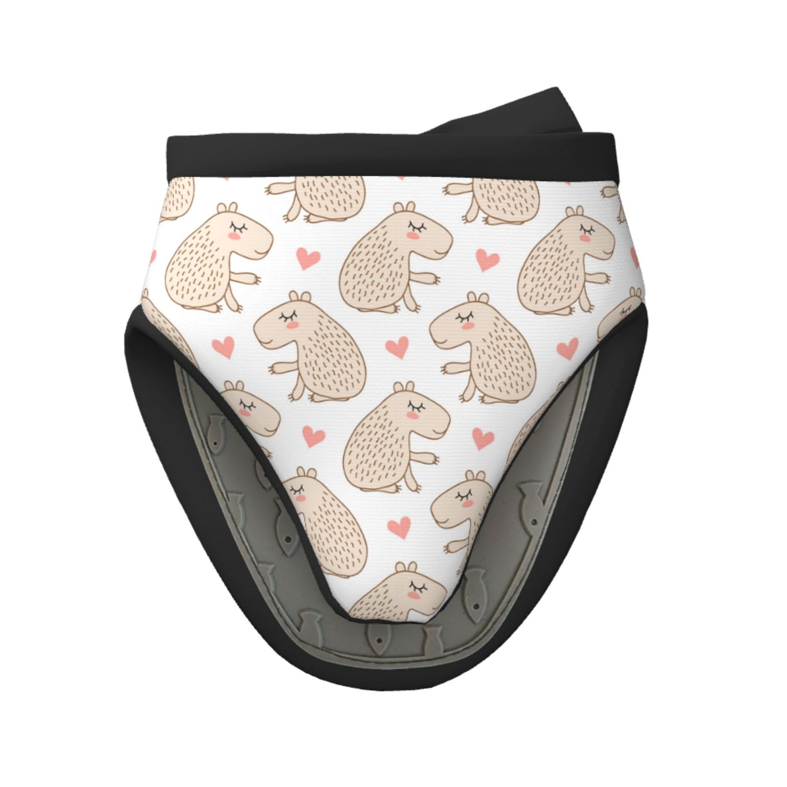 Cute Capybaras Oven Mitts Heat Resistant, Soft Lining Silicone Mini ...