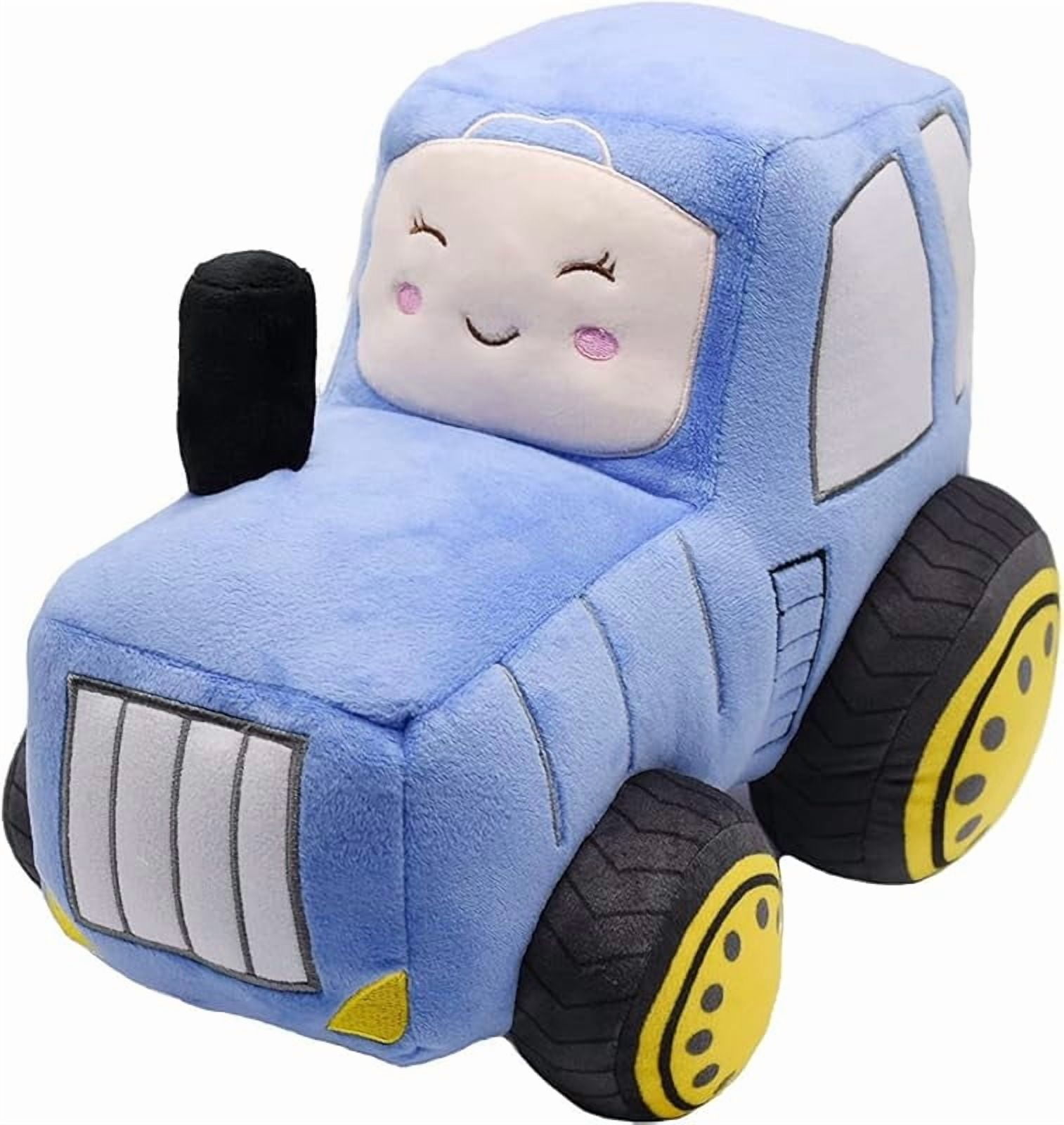 Cute Car Plush Toy 12 Inches Soft Stuffed Tractor Plush Pillow Toy ...