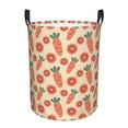 Cute Carrot No.1025 Laundry Basket with Handles - Freestanding Laundry ...