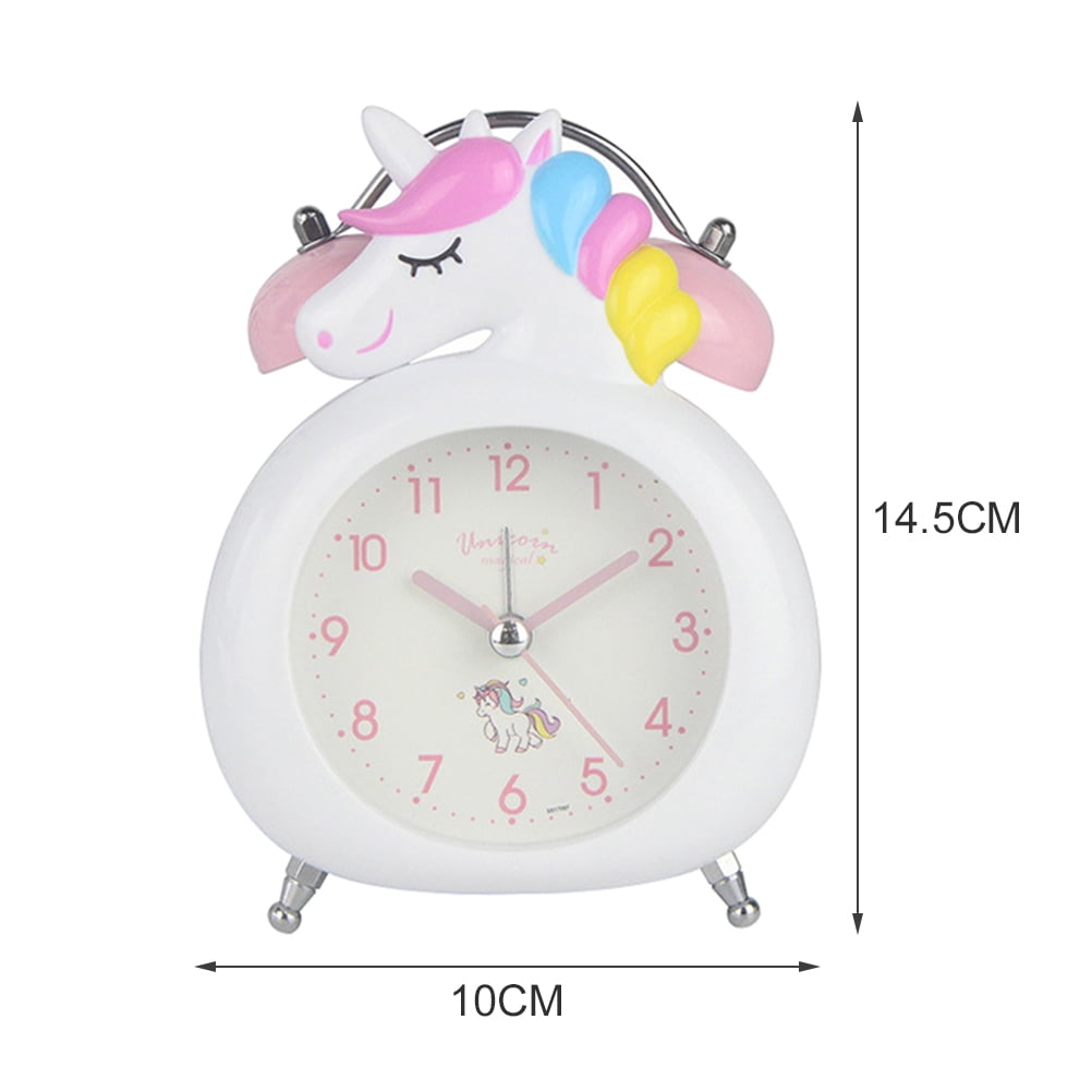 Cute Cartoon Alarm Clock Kids Students Bell Alarm Clock Child Desk ...
