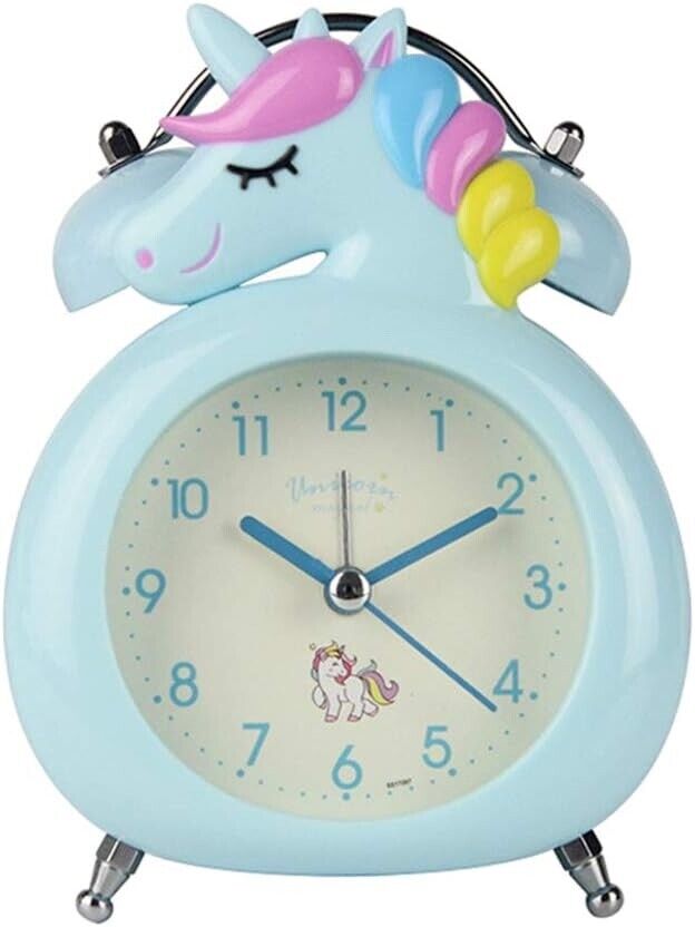 Cute Cartoon Alarm Clock Kids Students Bell Alarm Clock Child Desk ...