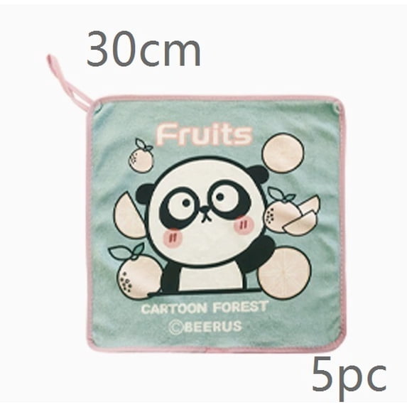 Cute Cartoon Animal Hand Towels for Kids - 1 Set with Easy Hanging ...