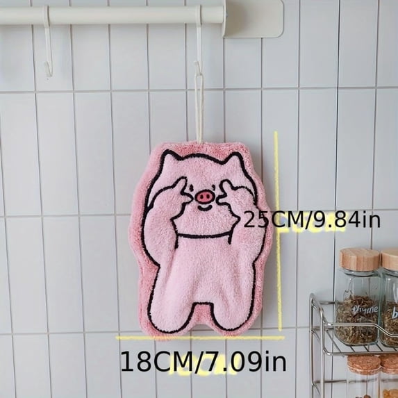 Cute Cartoon Animal Hand Towels for Small Dogs, Pigs, and Elephants ...