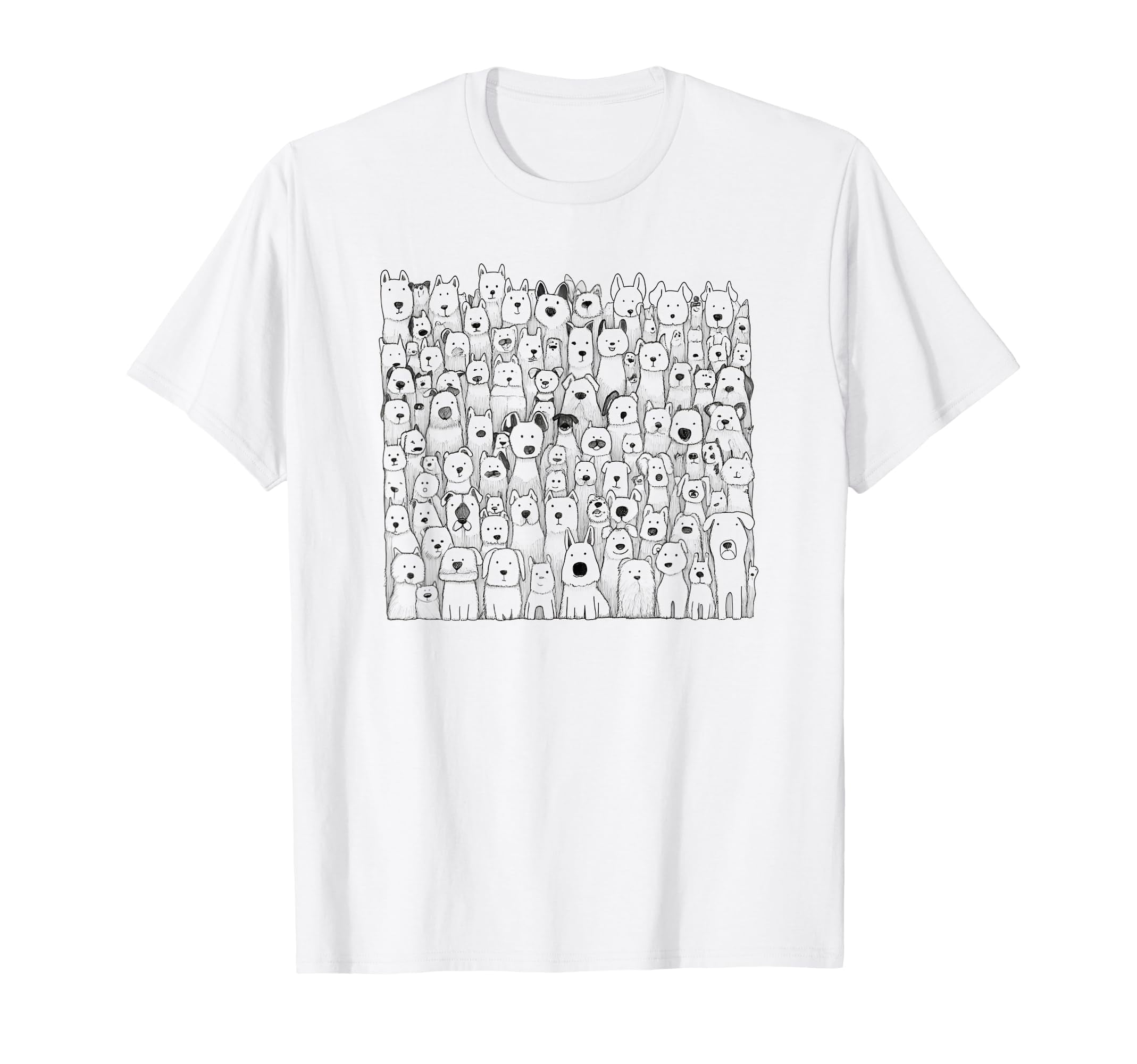 Cute Cartoon Animals Graphic T-Shirt for Pet Lovers - Funny and ...