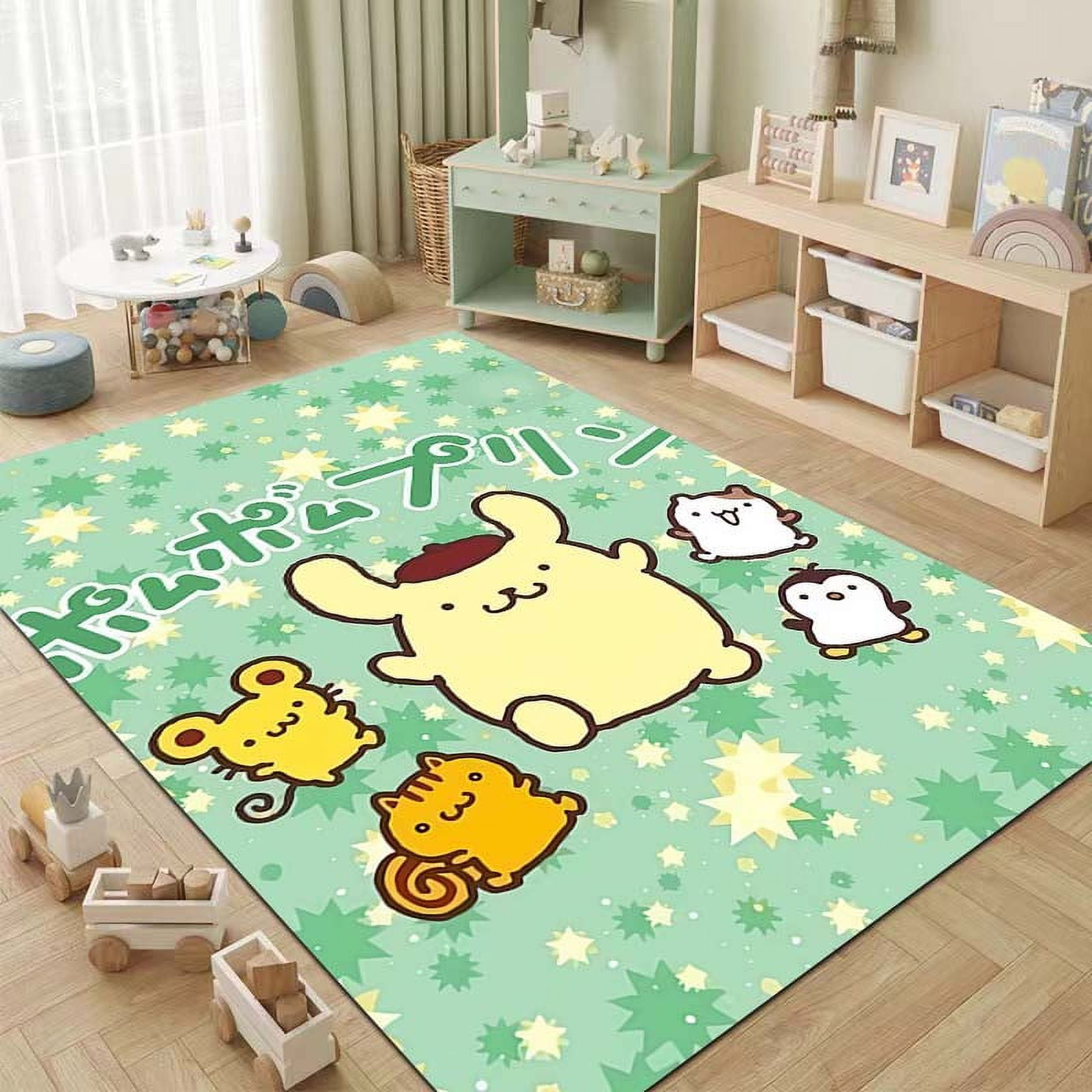 Cute Cartoon Anime Pom Pom Purin Printing Kawaii Dog Carpet for Living ...