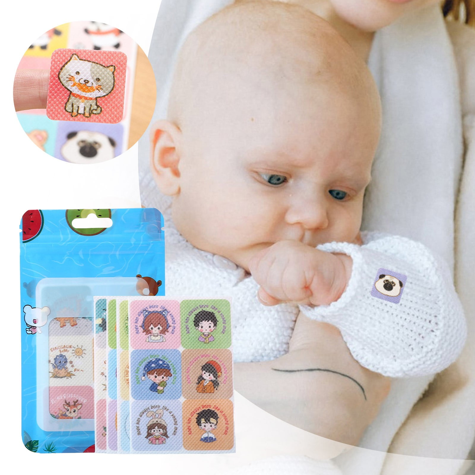 Cute Cartoon Baby Natural For Kids Cool & Itchy For Summer Enjoyment ...