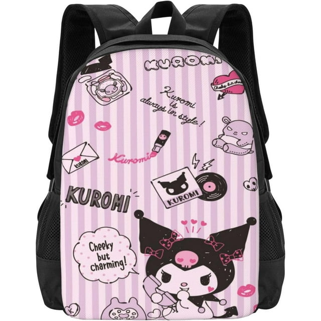 Cute Cartoon Backpack Laptop Bag Shoulders Casual Travel Hiking Camping ...