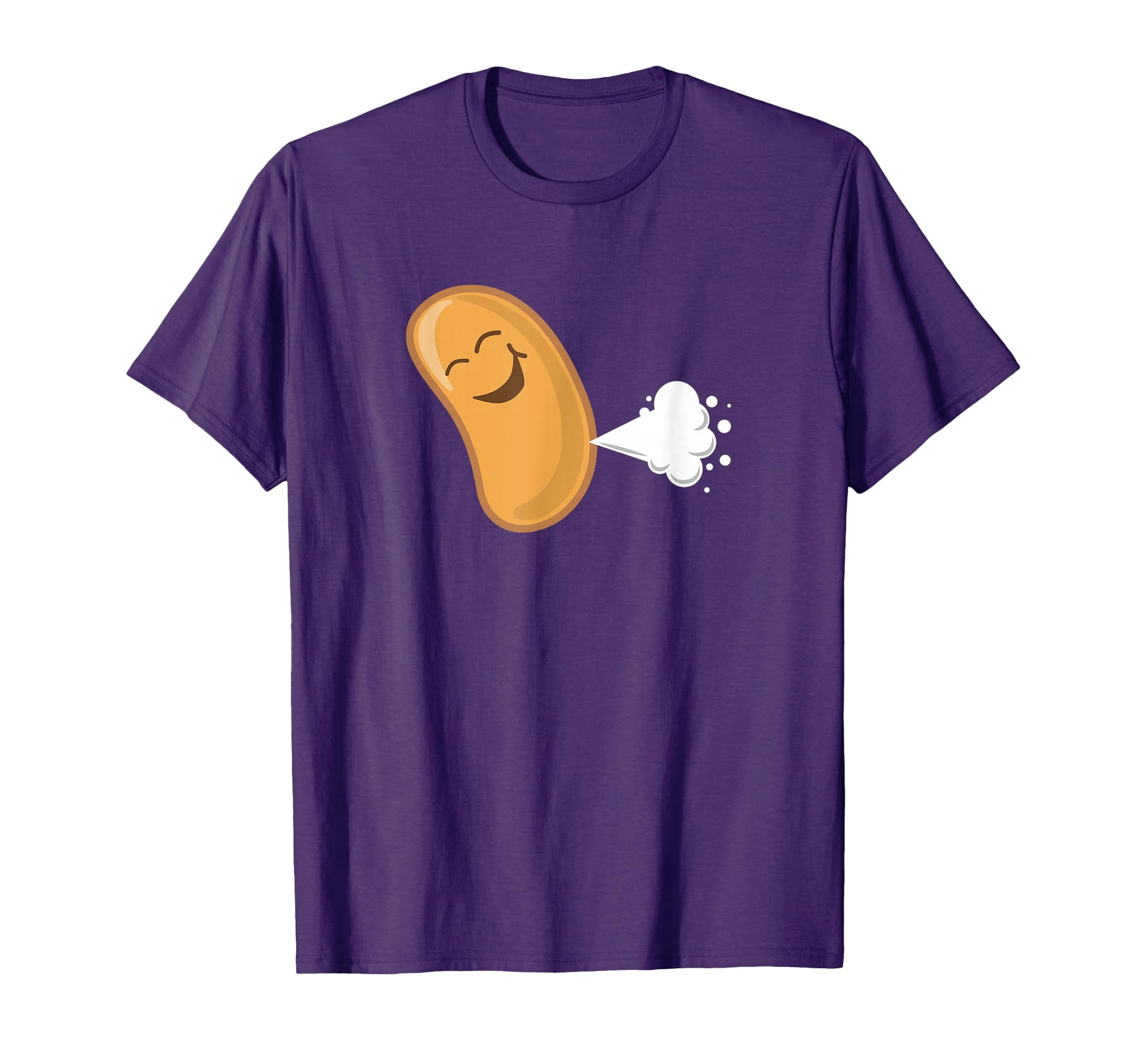 Cute Cartoon Bean Fart T-Shirt for Fun and Playful Style - Walmart.com