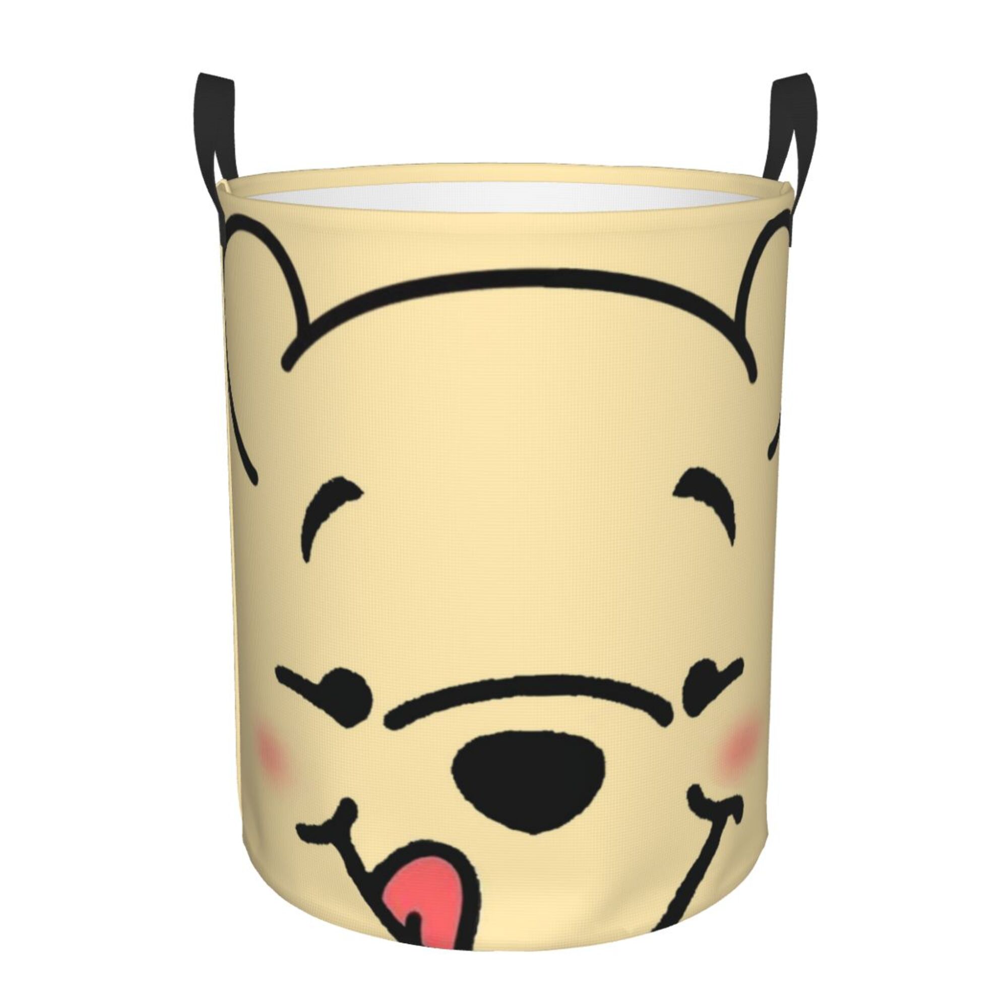 Cute Cartoon Bear Print Nursery Storage Basket Large Laundry Hamper ...