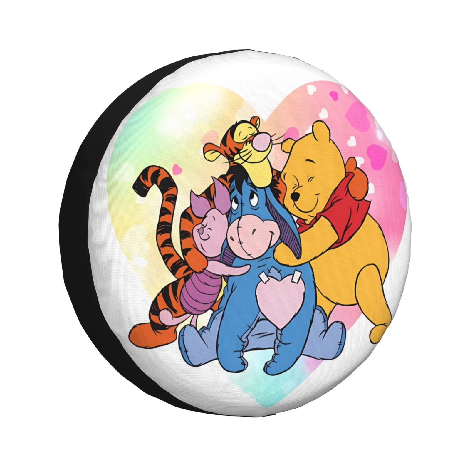 Cute Cartoon Bear Printed Spare Tire Cover Anime Weatherproof Universal ...