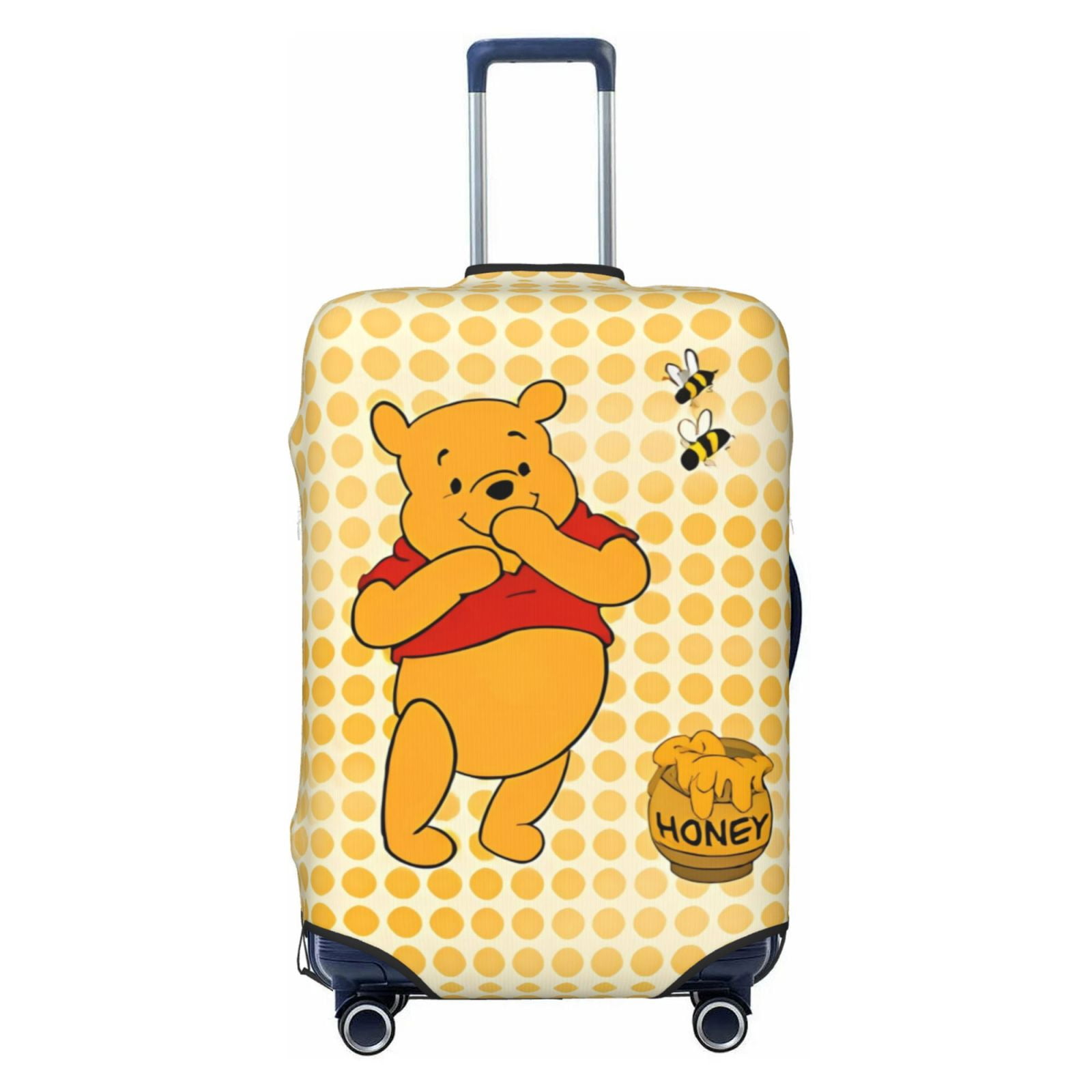 Cute Cartoon Bear Printed Travel Luggage Cover Suitcase Protector ...