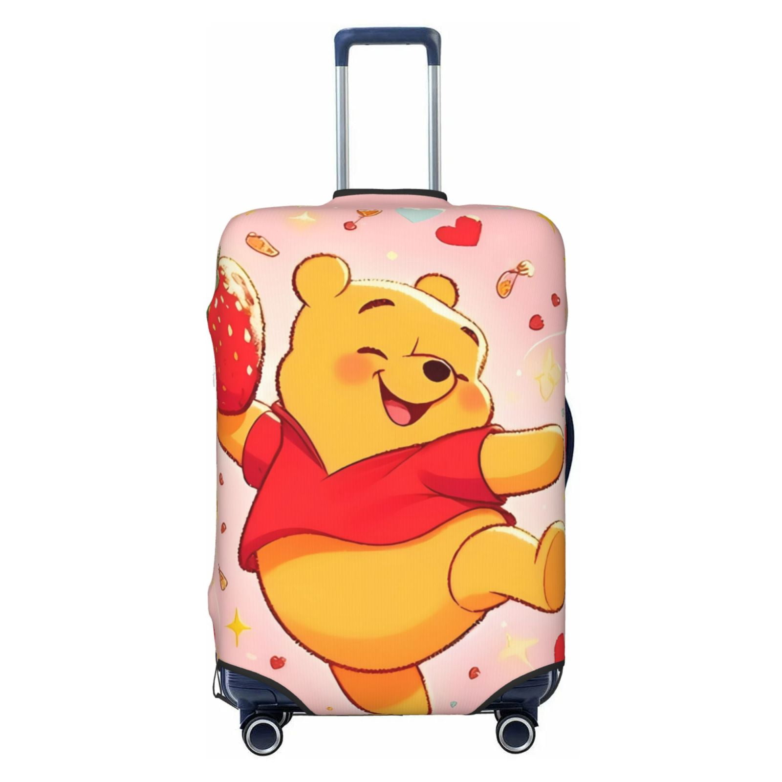 Cute Cartoon Bear Printed Travel Luggage Cover Suitcase Protector ...