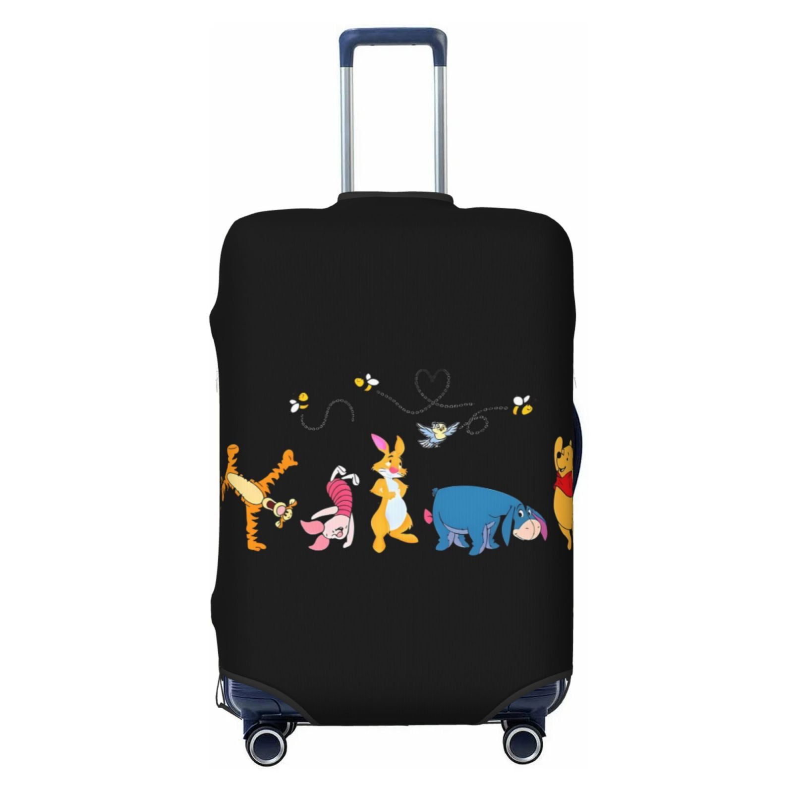 Cute Cartoon Bear Printed Travel Luggage Cover Suitcase Protector ...