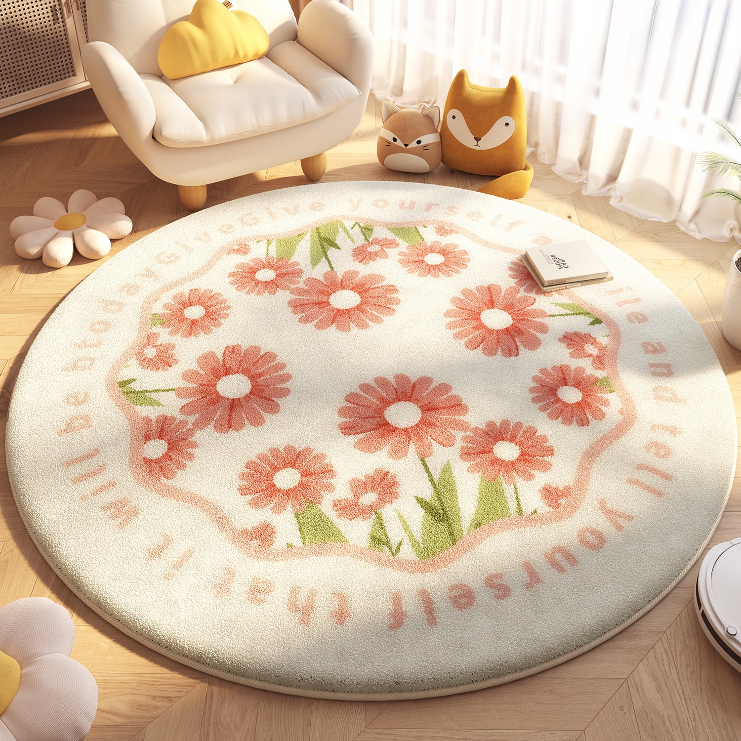 Cute Cartoon Bedroom Decor Plush Carpet Fluffy Soft Carpets for Living ...