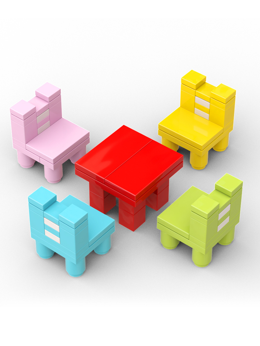 Cute Cartoon Building Blocks Set,Garden Monster Action Figure Building ...