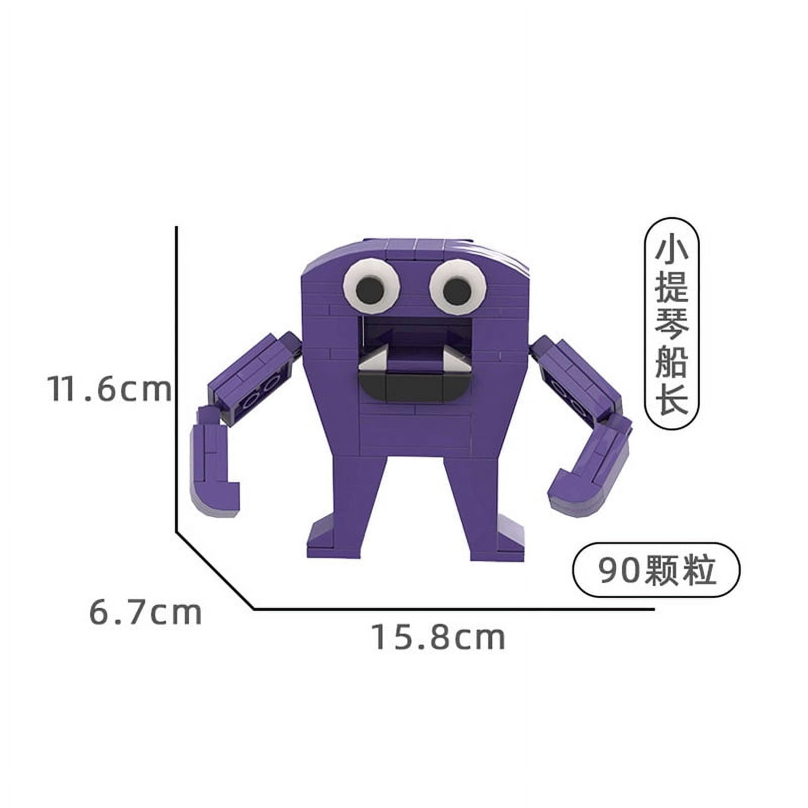 Cute Cartoon Building Blocks Set,Garden Monster Action Figure Building ...