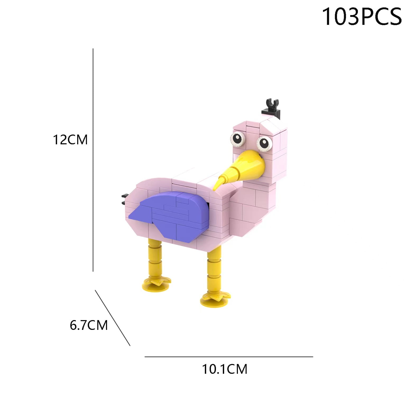 Cute Cartoon Building Blocks Set,Garden Monster Action Figure Building ...