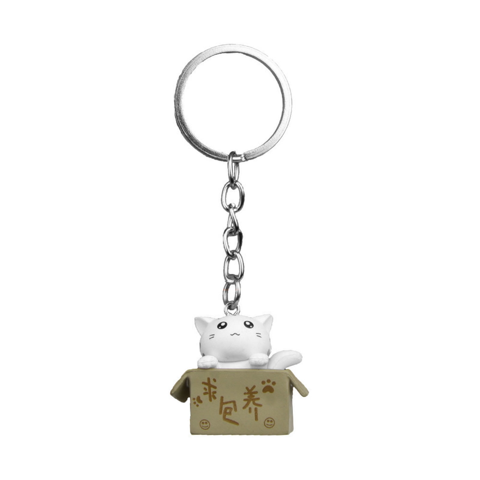 Cute Cartoon Carton Keychain Couple Car Keyring Backpack Decoration ...