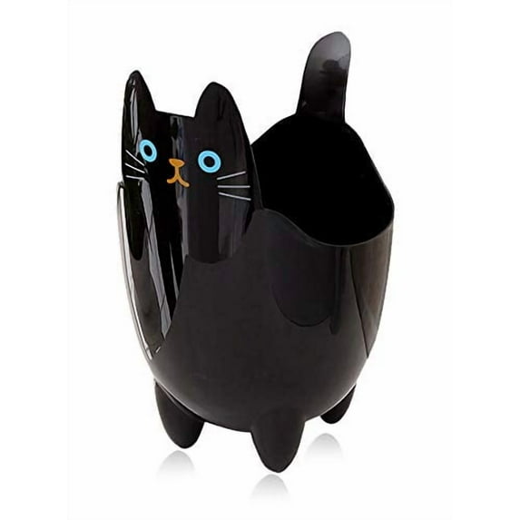 Cute Cartoon Cat ABS Table Bathroom Trash Can Storage Bucket$$Storage ...