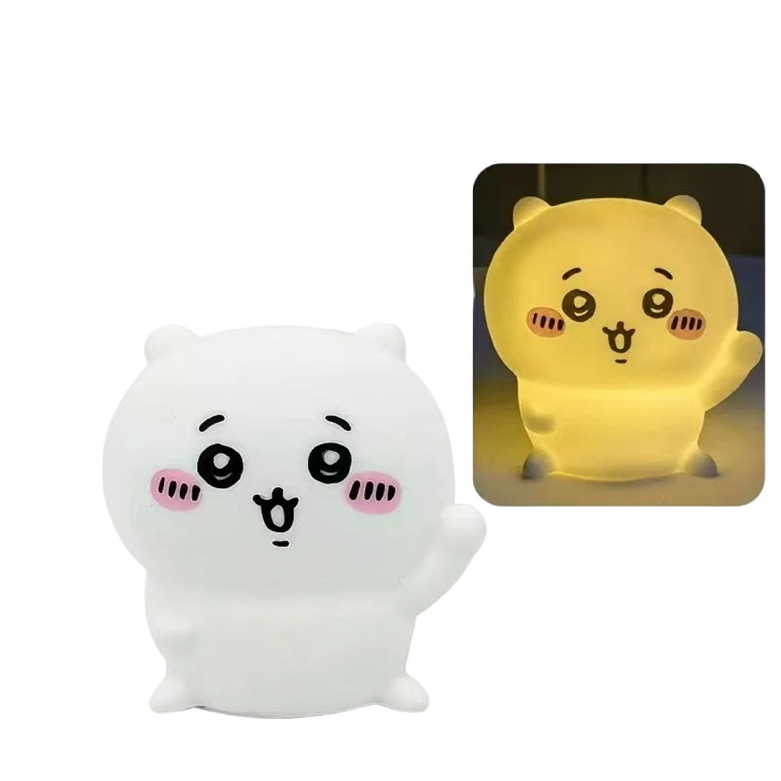 Cute Cartoon Character Silicone Night Light Multi-Style Adorable Animal ...