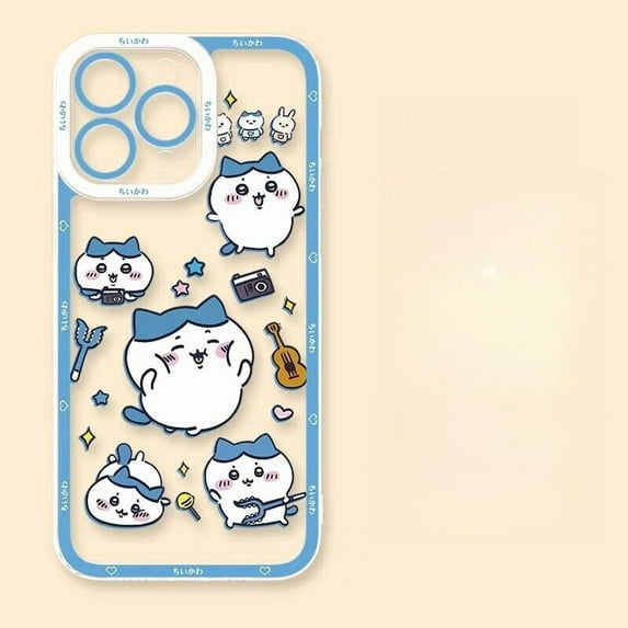 Cute Cartoon Chiikawa Usagi Hachiware Case For IPhone 17 16e 16 15 11 ...