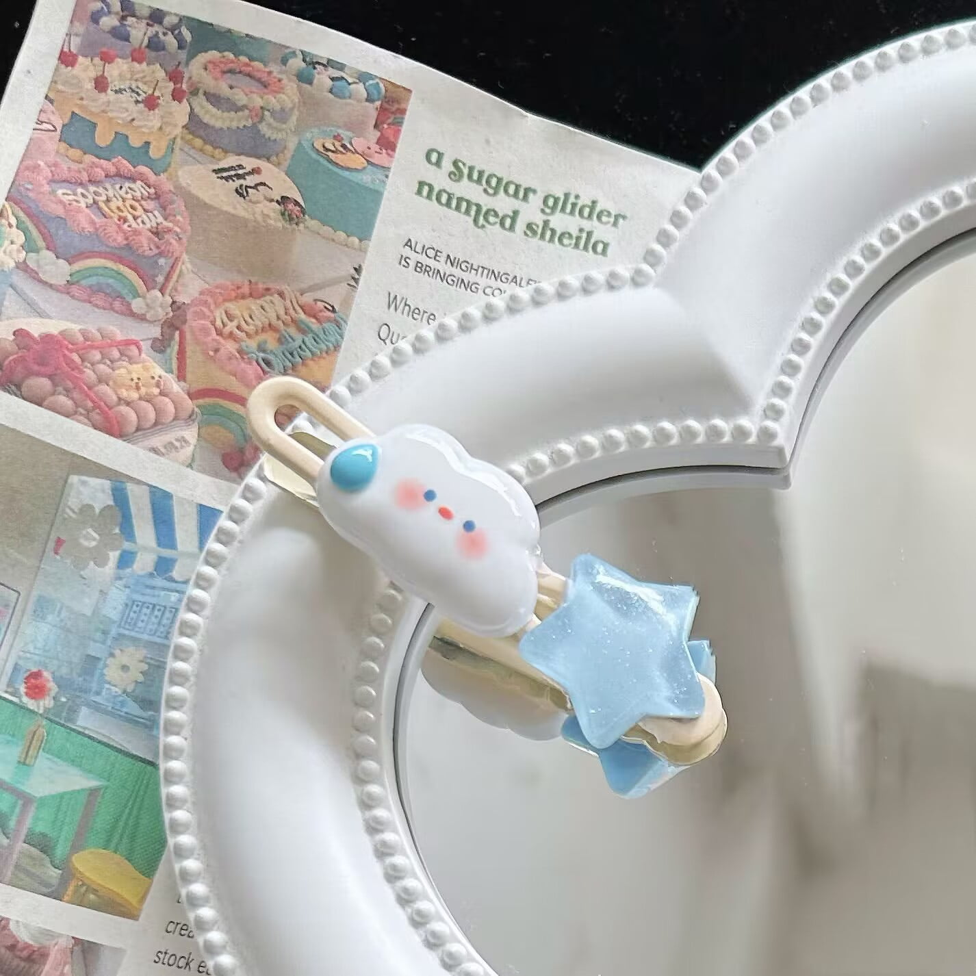 Cute Cartoon Cloud Hair Clip Heart Headband for Girls - Walmart.com