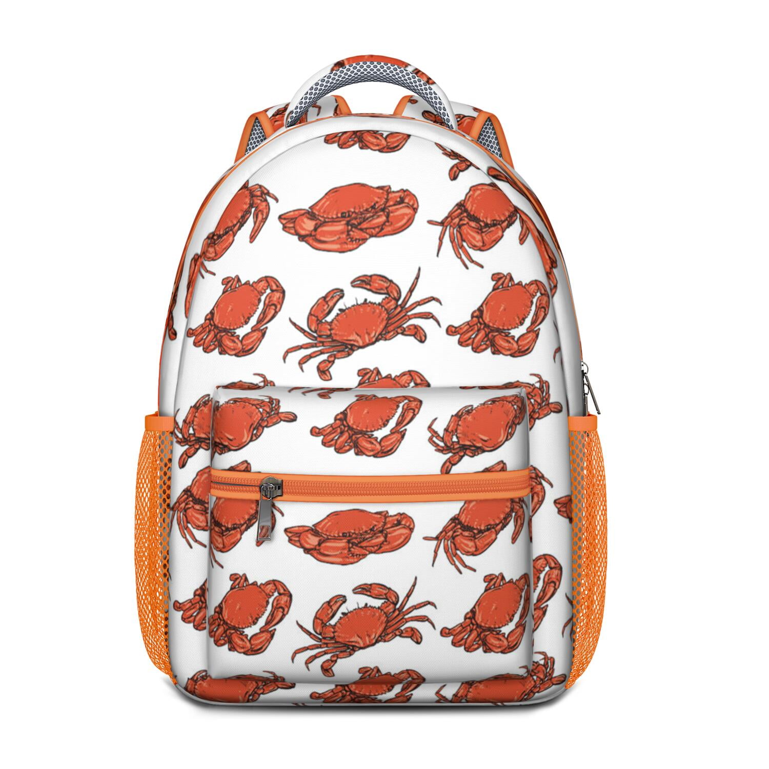 Cute Cartoon Crab Waterproof Backpack - Breathable Ergonomic School ...