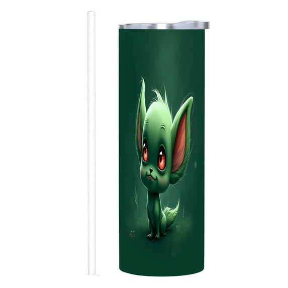 Cute Cartoon Creature Design 20 oz Stainless Steel Insulated Tumbler ...
