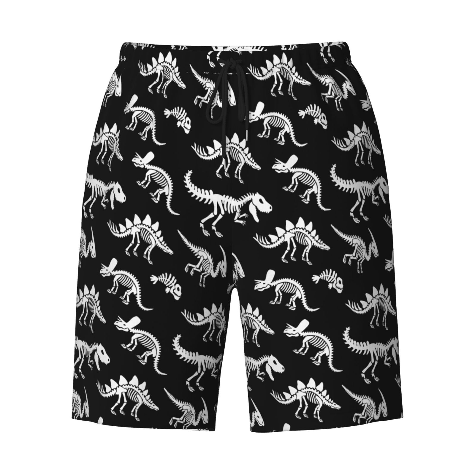 Cute Cartoon Dinosaur Pattern Men'S Beach Pants Quick Dry Swim Trunks ...