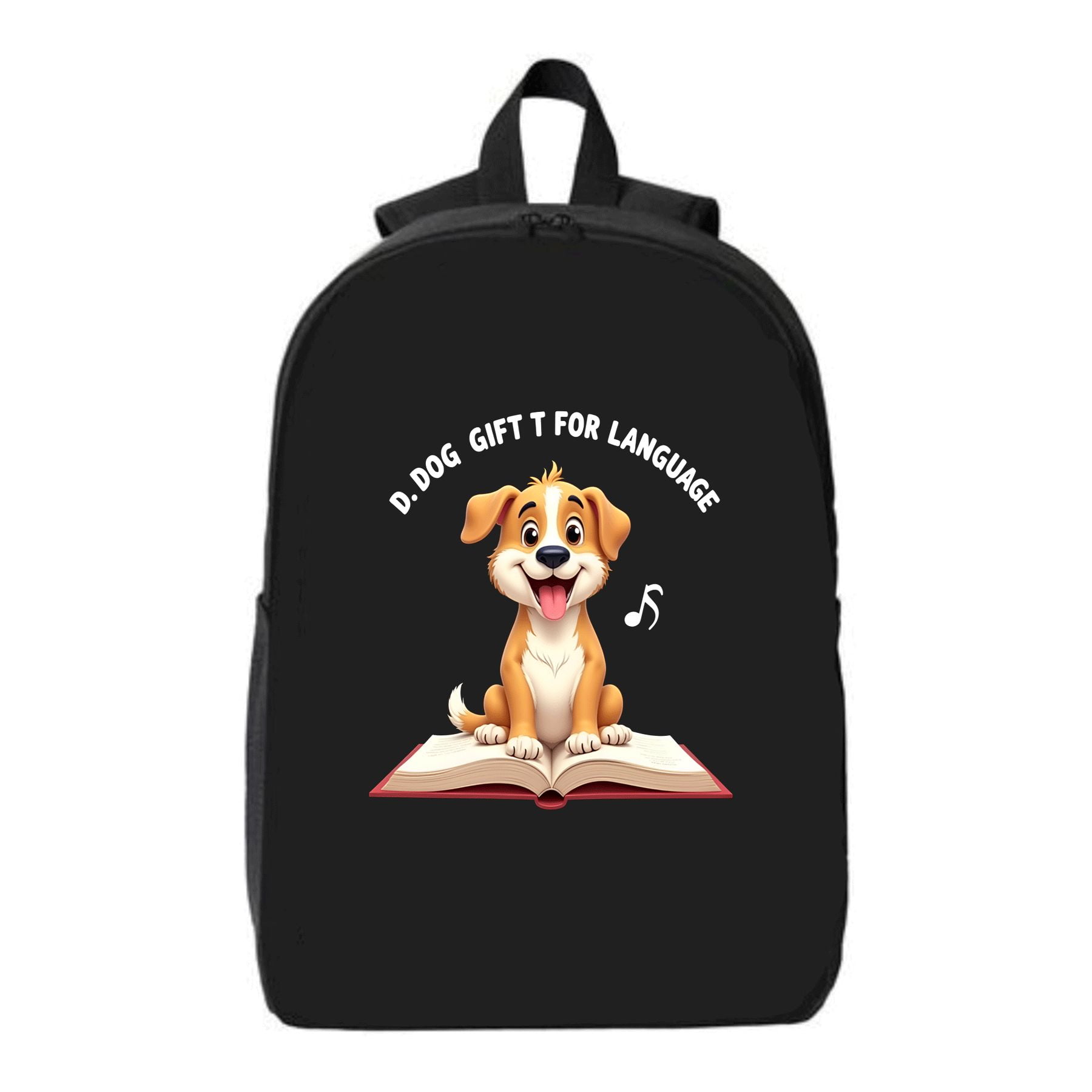Cute Cartoon Dog Design Laptop Backpack - Fits 15 " Laptop & iPad ...