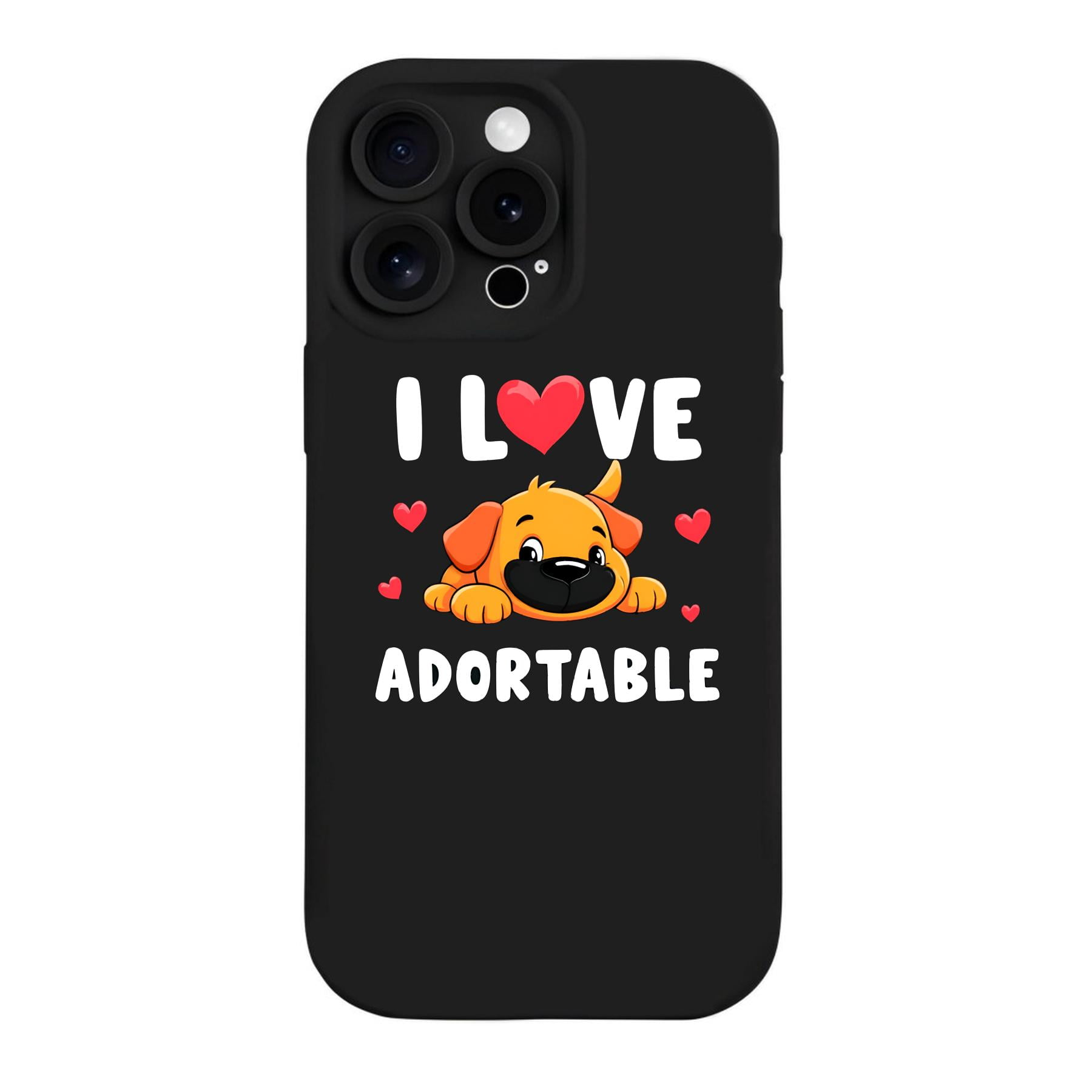 Cute Cartoon Dog iPhone 15 Pro Case - Lightweight Yellowing Resistant ...