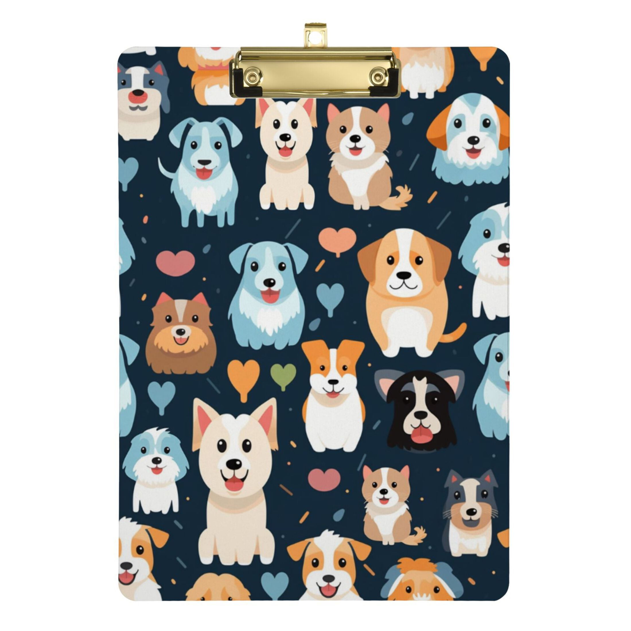 Cute Cartoon Dogs Acrylic Clipboards A4 Standard Letter Size Clipboard ...