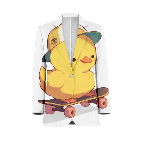Cute Cartoon Duck Men Blazers Slim Clothing Summer Jacket Man Oversize ...