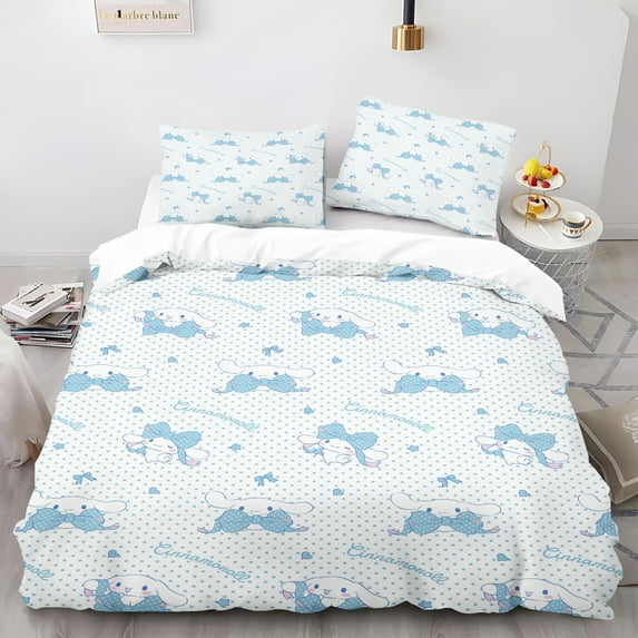 Cute Cartoon Duvet Cover Without Filling Cinnamoroll Pillowcase Bedding ...
