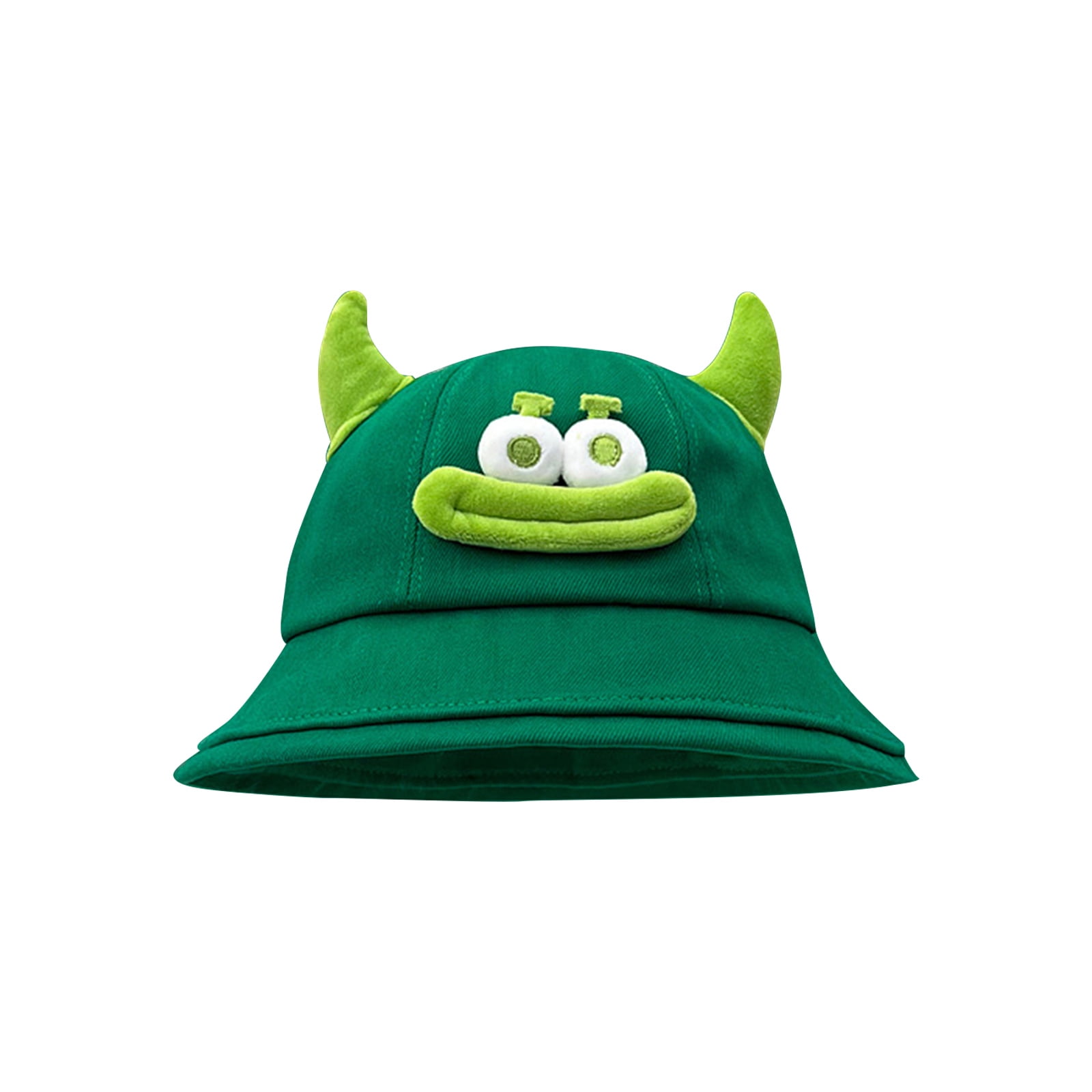 Cute Cartoon Ear Bucket Hat for Female Lovely 3D Tentacles Fishing Hat ...