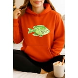 Cute Cartoon Fish Ocean Sea Life Aquarium Fun Graphic Unisex Hoodie up ...