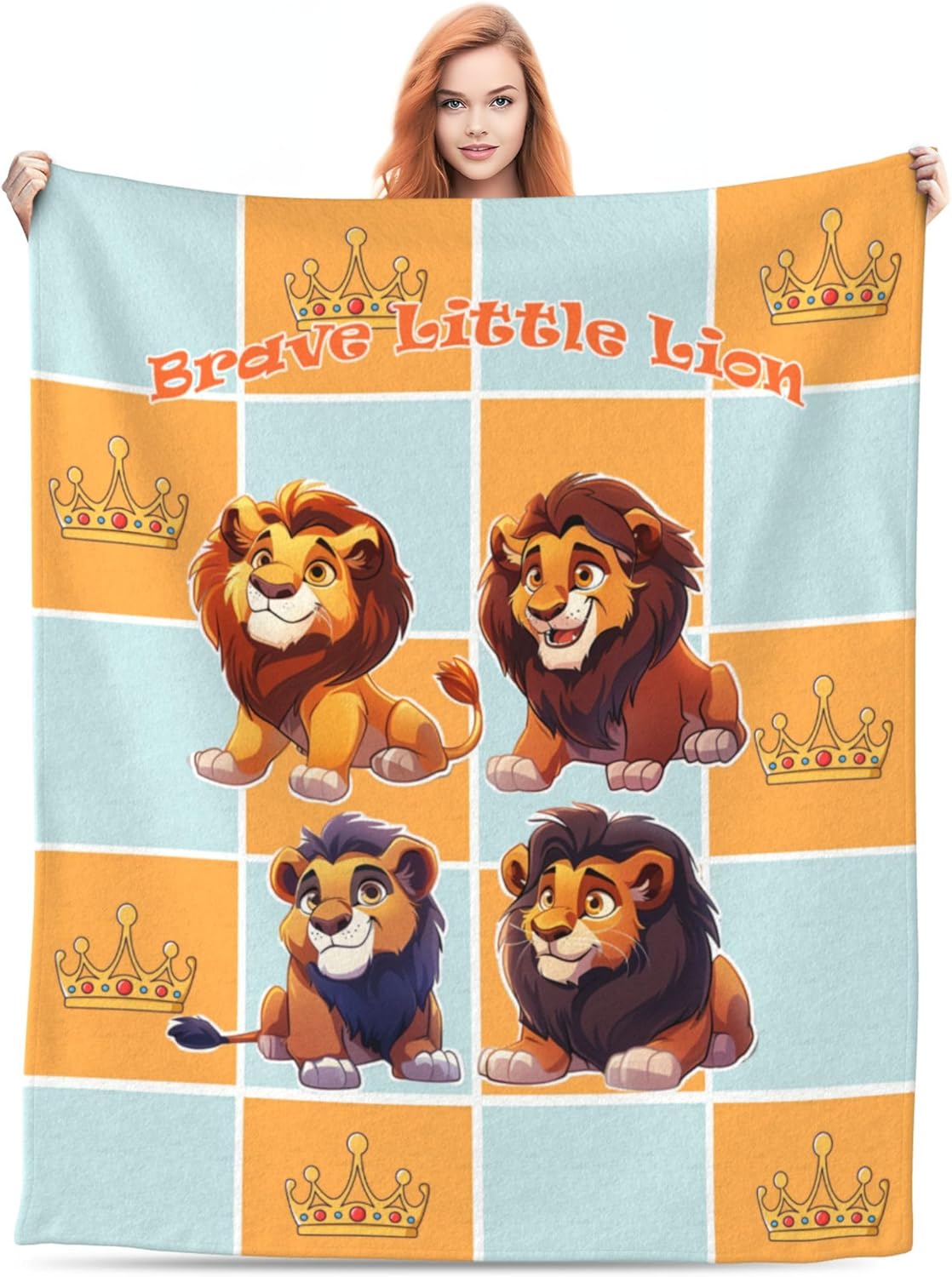 Cute Cartoon Flannel Blanket for Kids, 50" L x 60" W Inches – Soft and ...
