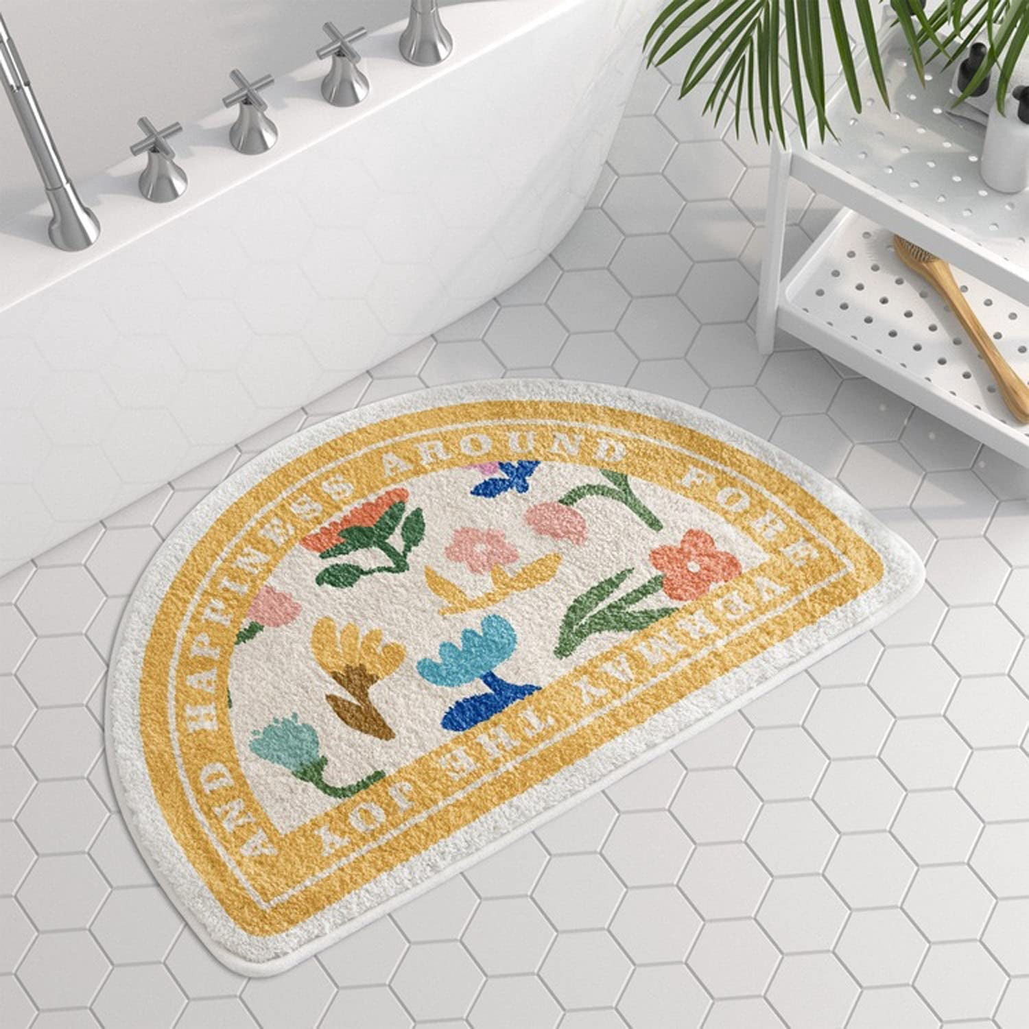 Cool Semi Circle Bathroom Mats Images