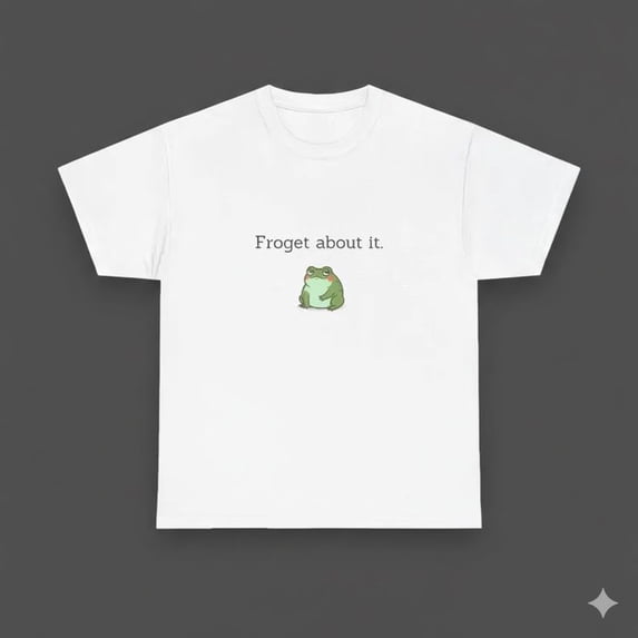Cute Cartoon Frog Graphic T-Shirt for Frog Lovers, Animal Illustration ...