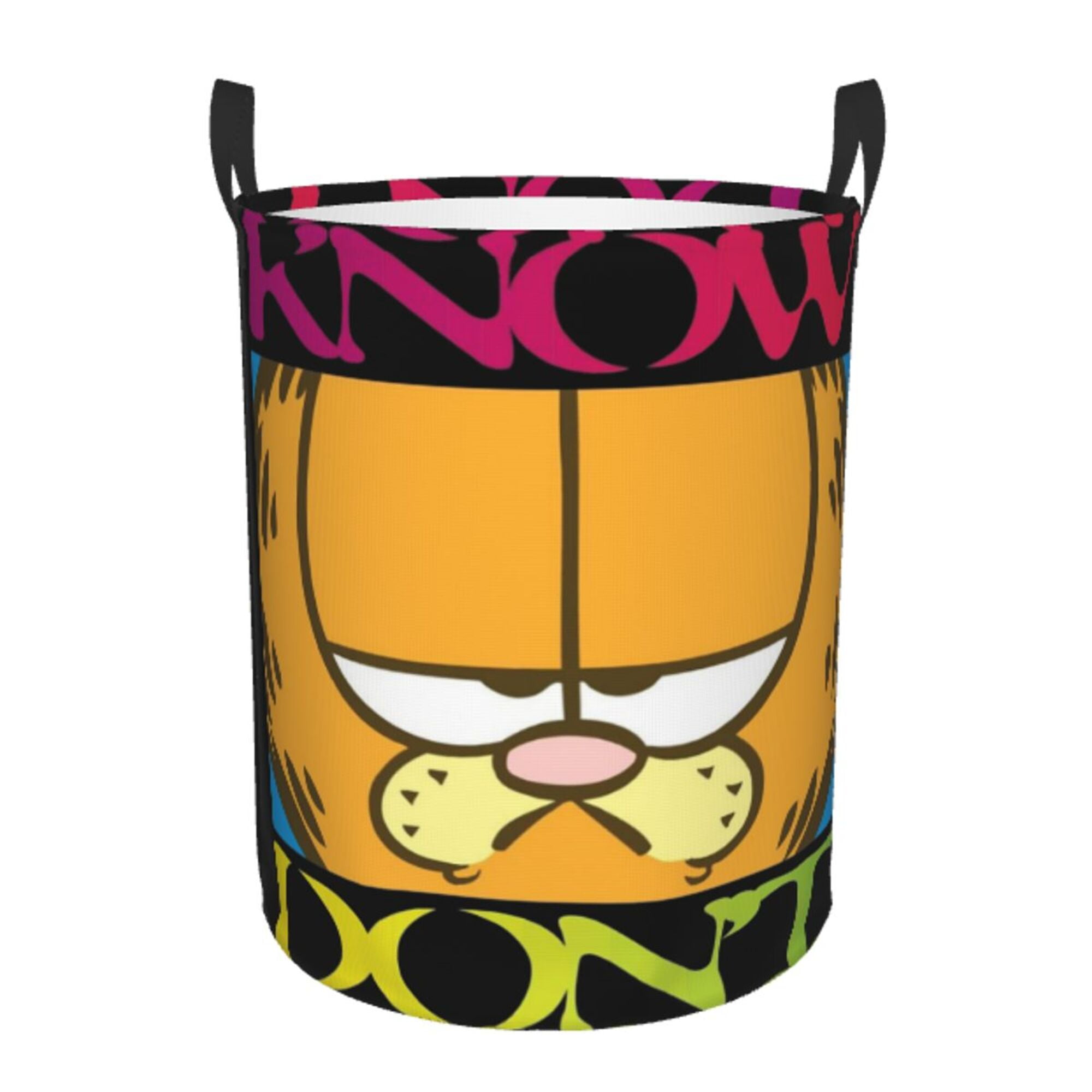 Cute Cartoon Garfield Collapsible Laundry Basket Laundry Hamper with ...