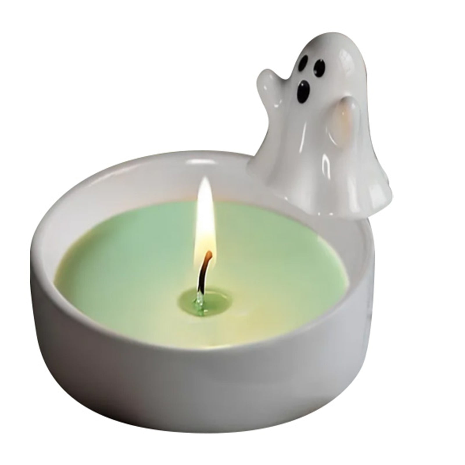 Cute Cartoon Ghost Candle Holder Ceramic Candlestick | Cute Ceramic ...