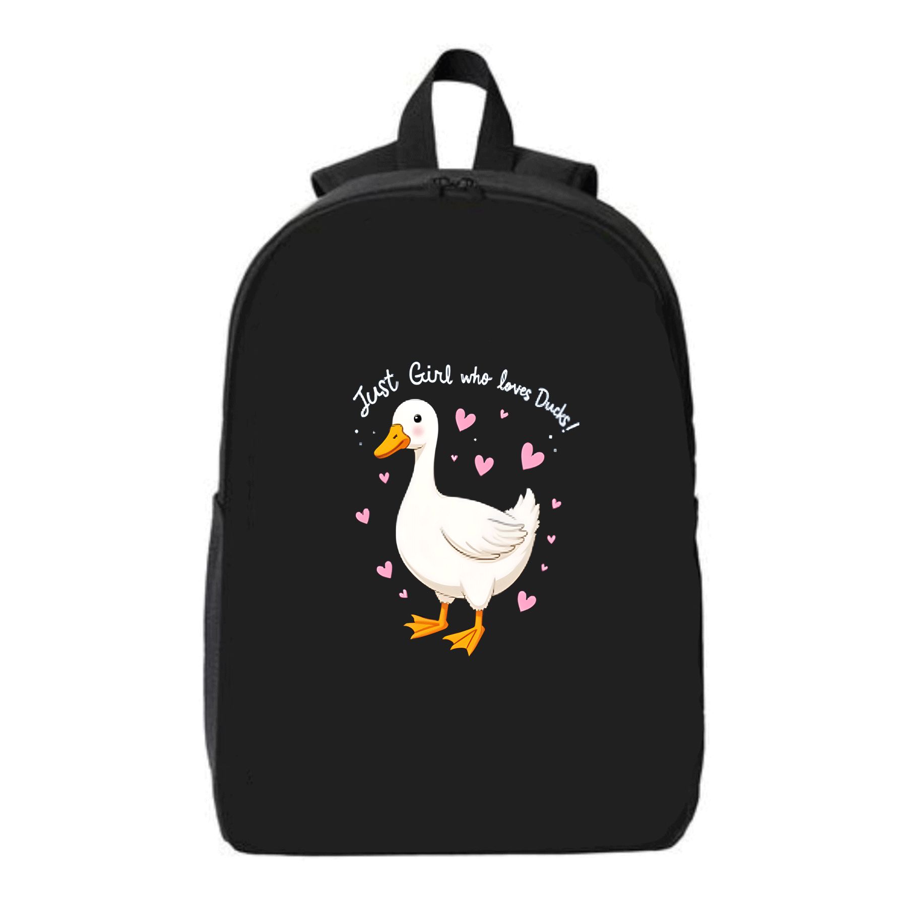 Cute Cartoon Goose Laptop Backpack - Fits 15 " Laptop & iPad Stylish ...