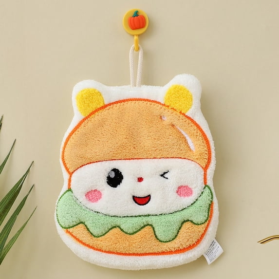 Cute Cartoon Hand Towel - Thick Quick Drying Kitchen Hand Towel for ...