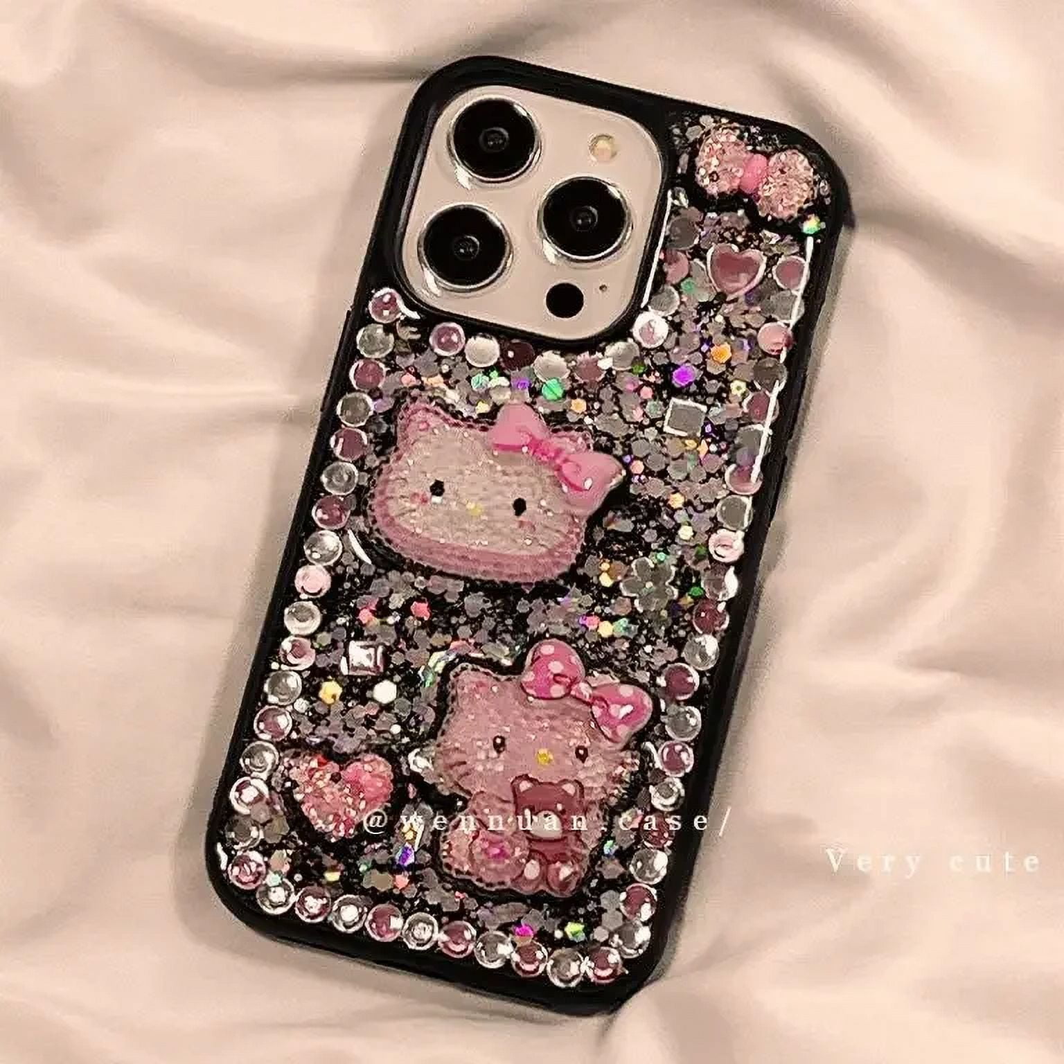 Cute Cartoon Hello Kitty Iphone Case Sanrio Protective Case for Iphone ...