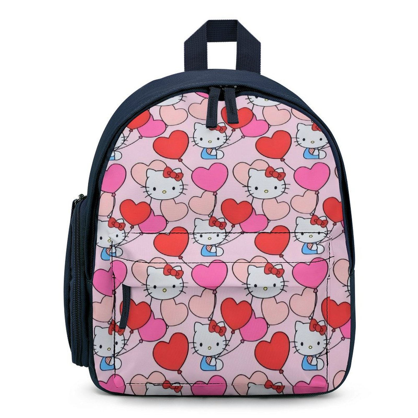 Cute Cartoon Hello Kitty Large Front Pocket, Adjustable Mesh Straps And ...
