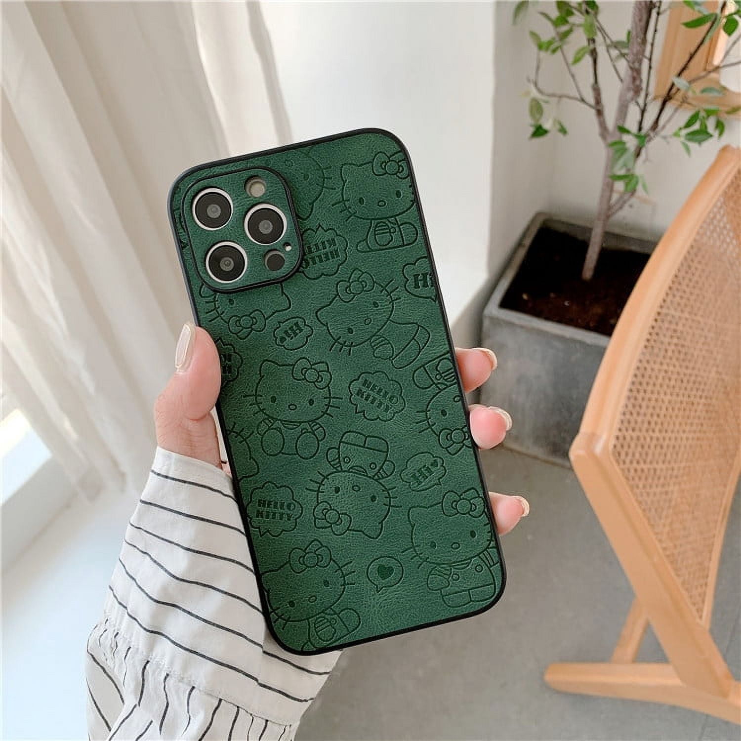 Cute Cartoon Hello Kitty Leather Protective Phone Case For iPhone 15 14 ...