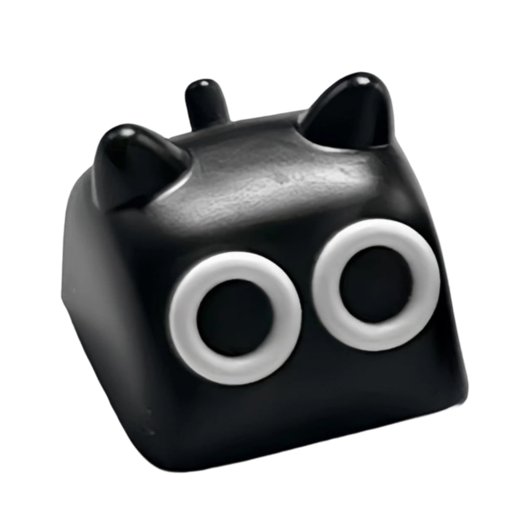 Cute Cartoon Kitten Resin Keycap For Mechanical Keyboards 3D Design ...